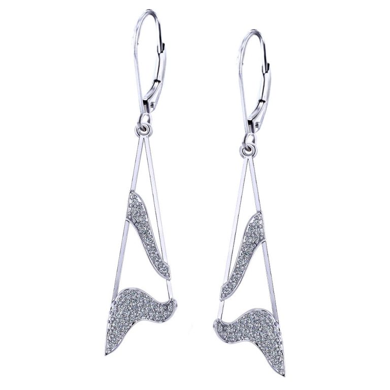 Diamond Wave Earrings – TOSOTO&Esther