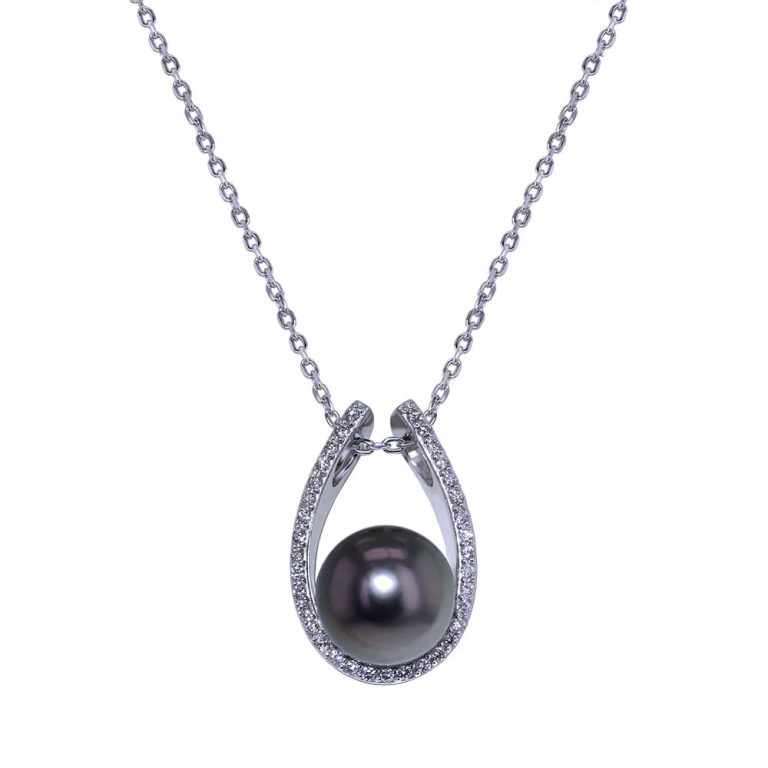 Tahitian Pearl Diamond Necklace – TOSOTO&Esther